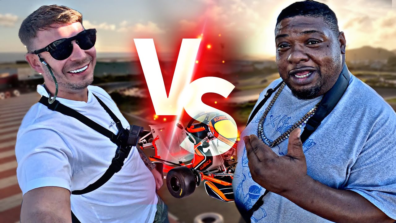 BIG NARSTIE VS DRIVA DAVE GO KARTING - YouTube