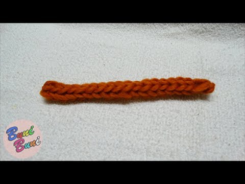 CROSETAT - Model Cablu sau cordon.(Crochet Cord, Cable) - YouTube