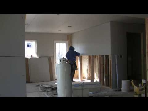 MTKD hanging sheetrock Part 2 / One Man Drywall - YouTube