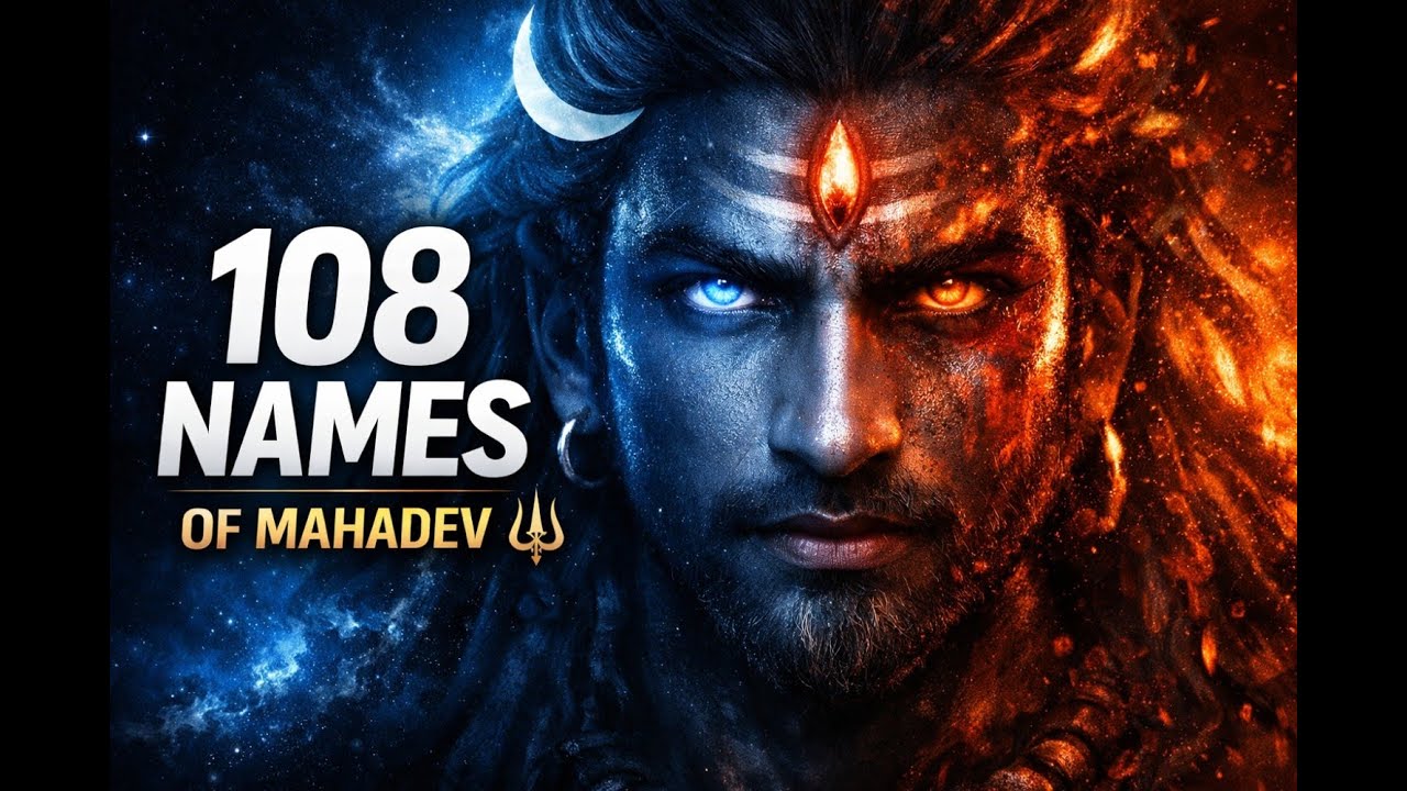 108 Names of Lord Shiva 🔱 | Powerful Mahadev Mantra | ॐ नमः शिवाय - YouTube