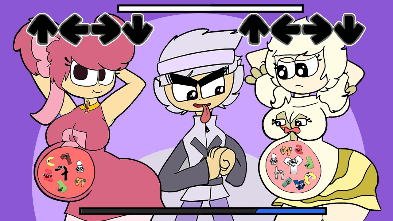 FNF Alphabet Lore: Alphabet Lore But Fixing Letters in FNF be like ...