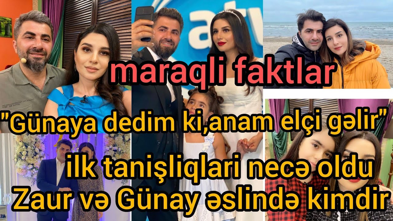 Zaur ve Gunay cutluyu kimdir.İlk tanisliqlari nece olub - YouTube