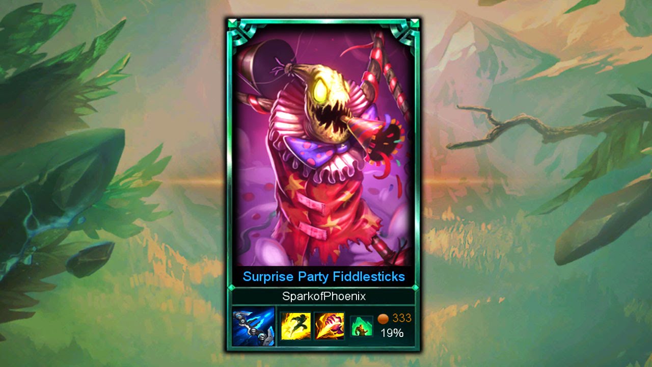 [Fiddlesticks] Surprise Party Fiddlesticks! - Let's Play League of ...