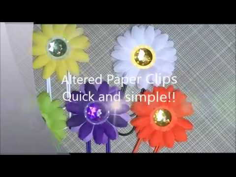 Altered Jumbo Paper Clips and Tutorial - YouTube