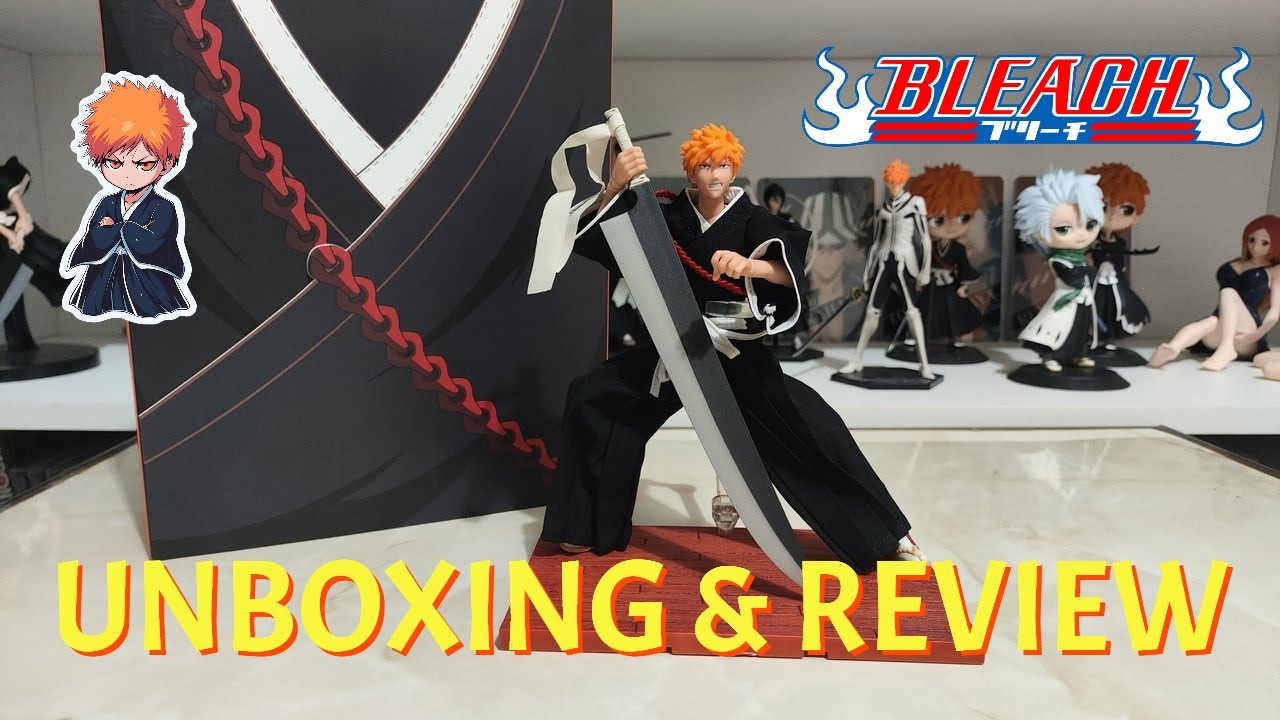 Unboxing Bleach Kurosaki Ichigo shikai Dasin Model español - YouTube