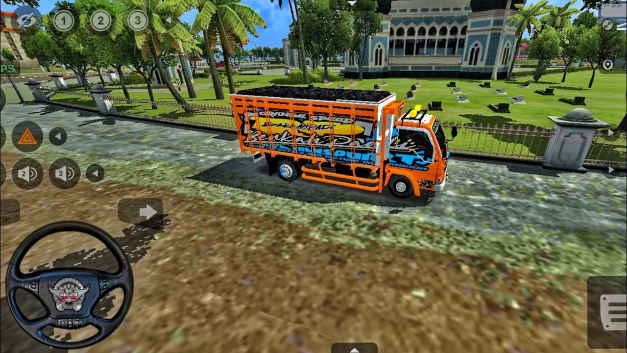 serem permainan mobil truk oleng nyasal ke kuburan || bus simulator ...