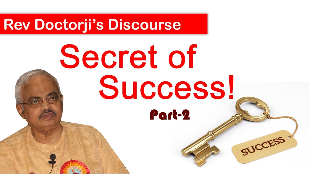 Rev Doctorji’s Discourse | Secret Of Success! Part-2 - YouTube