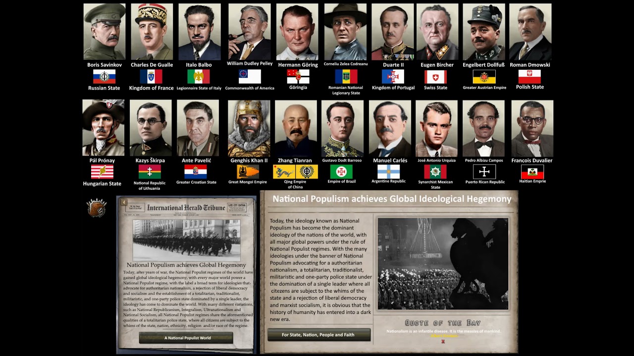 Kaiserreich/Kaiserredux Custom Super Event: National Populist ...