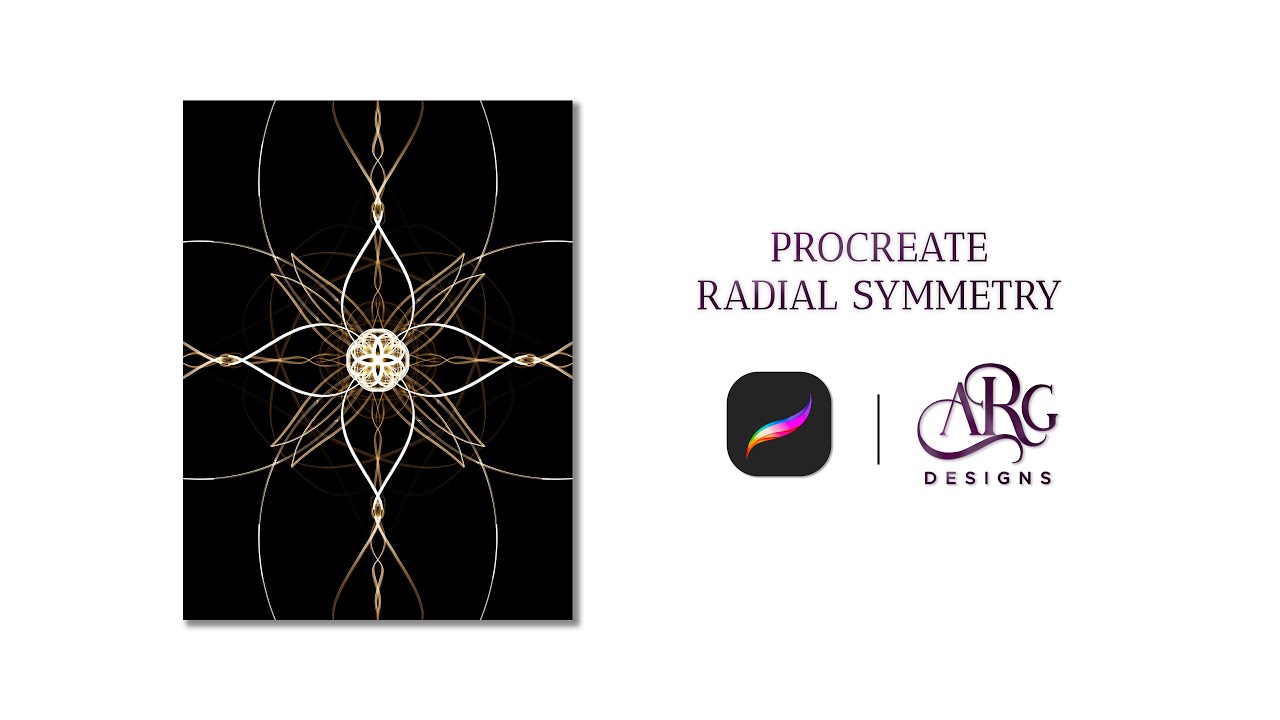 Fun time with #Procreate | ARG Designs | Radial Symmetry | # ...