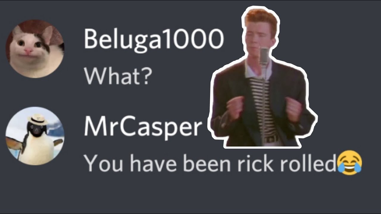 When Beluga tries to Rick roll Casper..#beluga #hecker #discordchat # ...