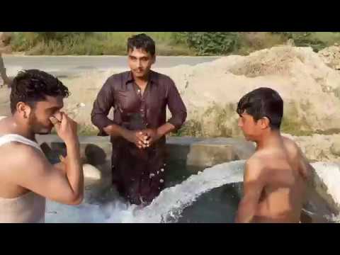 Bath in village cool water tubewell amazing tubewell bathing | village ...