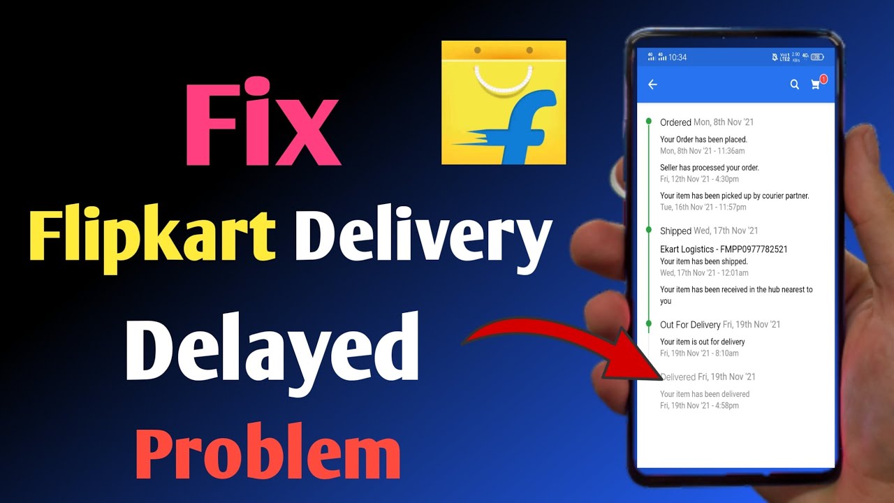 Flipkart delivery delay problem | Fix flipkart delivery delay problem ...
