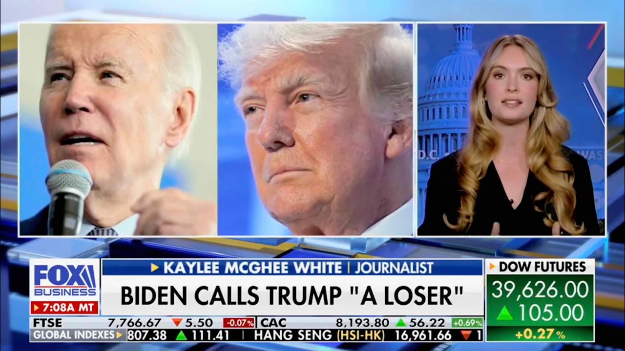 Biden calls Trump a "Loser" - Kaylee McGhee White - YouTube