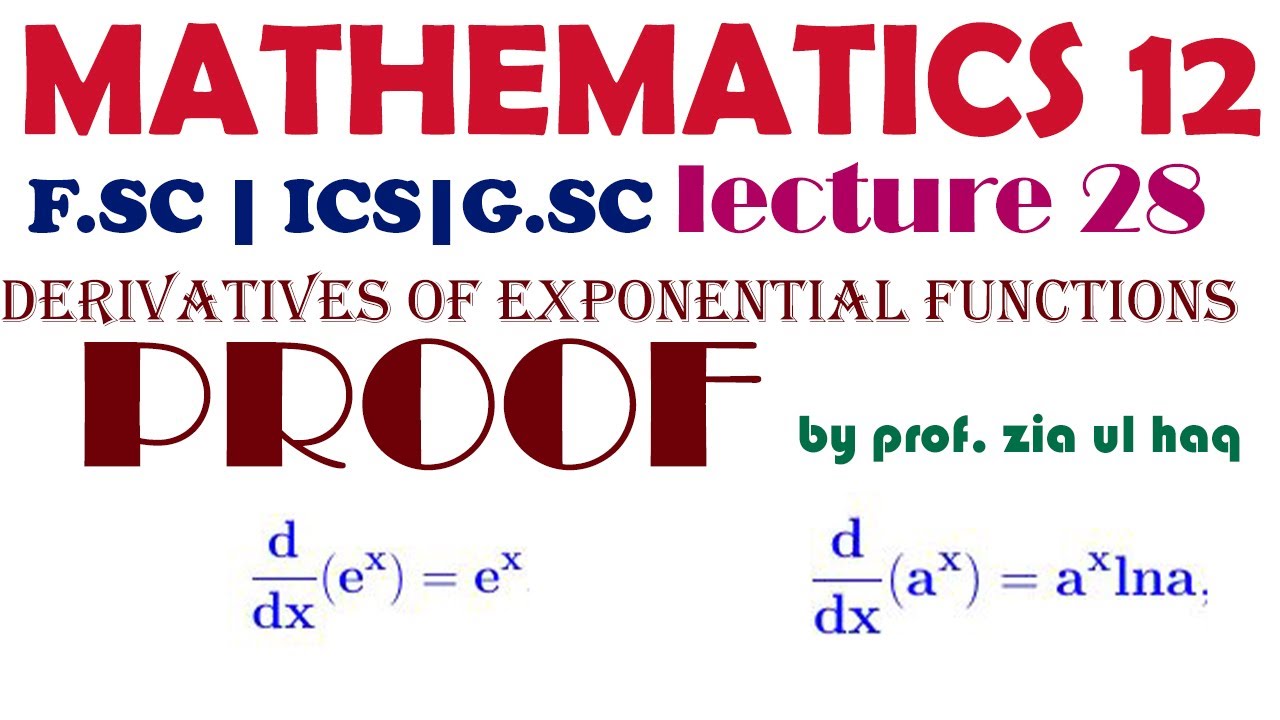 FSC math part 2, 2nd year math part 2, ICSmath part2 Derivatives of ...