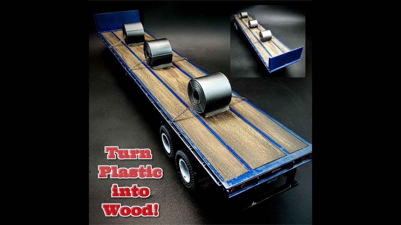 Fruehauf 40ft Flatbed Semi Trailer 1/25 Scale Model Kit Build How To ...