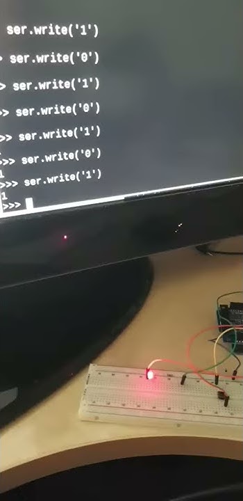 ARDUINO LED ON/OFF using Python - YouTube