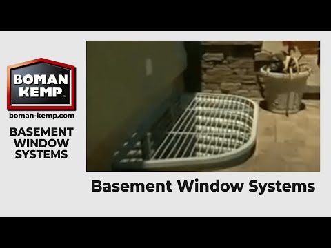 Basement Window Systems - Boman Kemp Manufacturing, Inc - YouTube