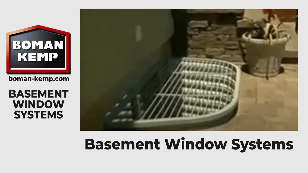 Basement Window Systems - Boman Kemp Manufacturing, Inc - YouTube