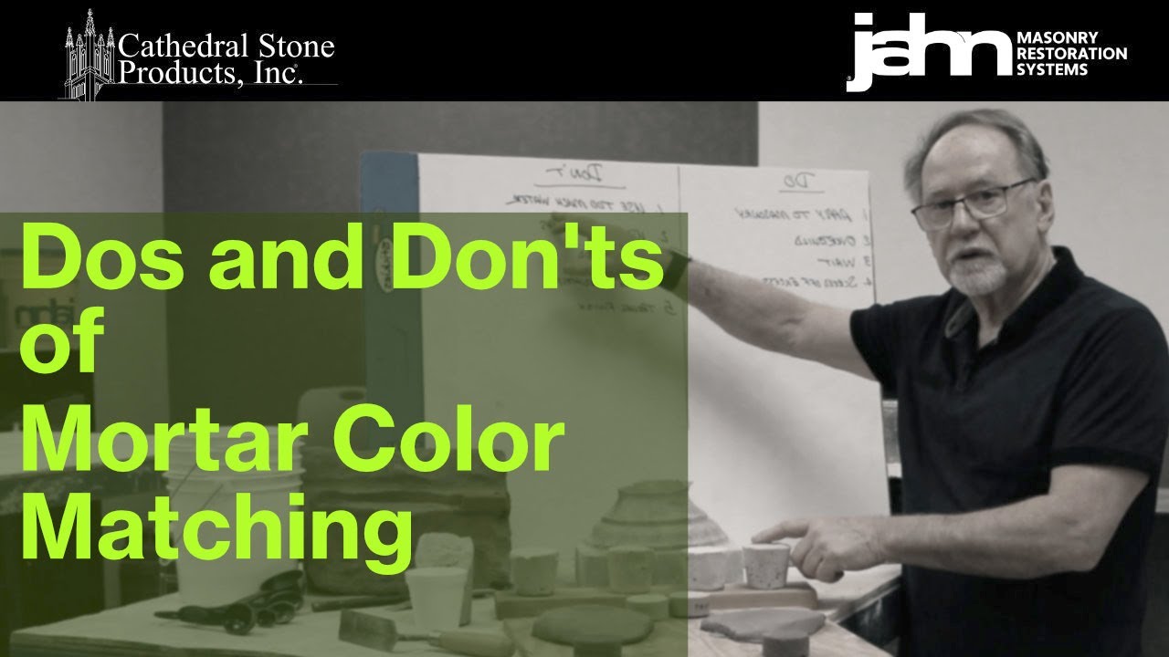 The Dos and Don'ts of Mortar Color Matching - YouTube