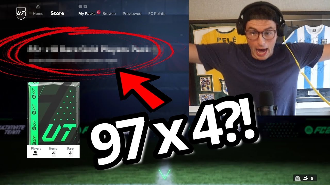 "I Opened The RAREST Pack in EA FC 24?!" - YouTube
