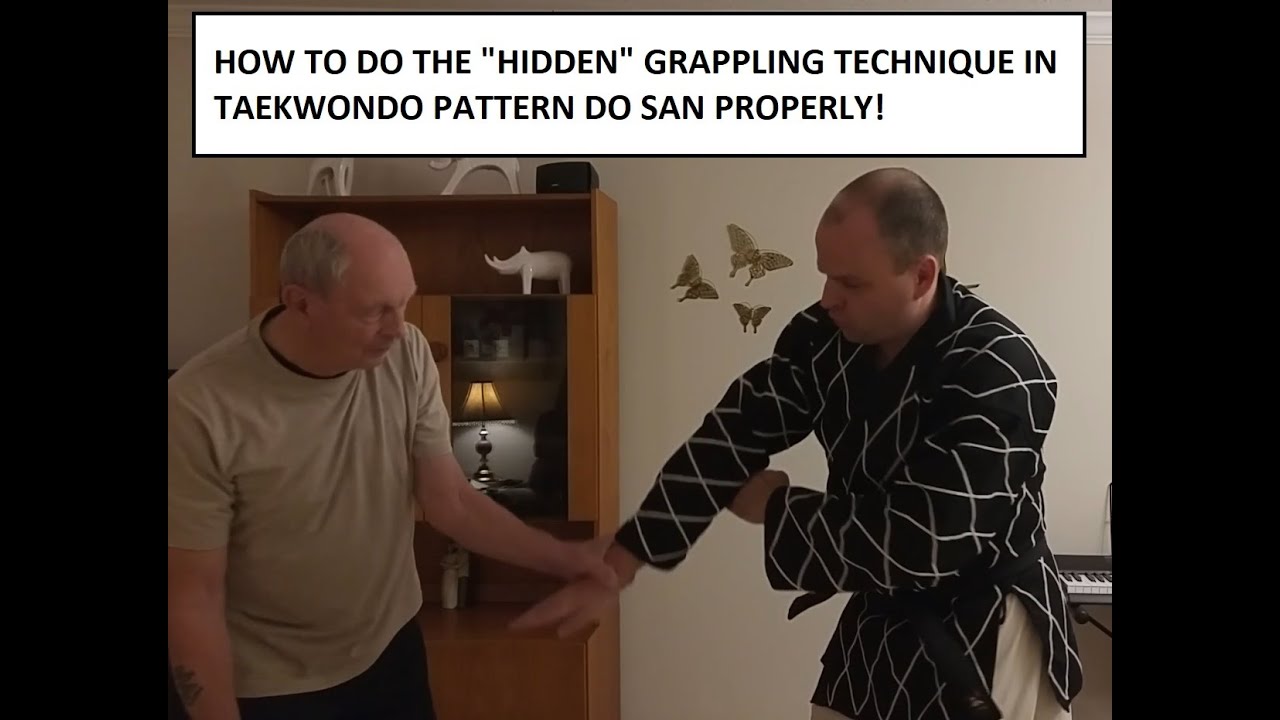 Taekwondo Patterns: Do-San - Hidden Grappling Technique Explained - YouTube
