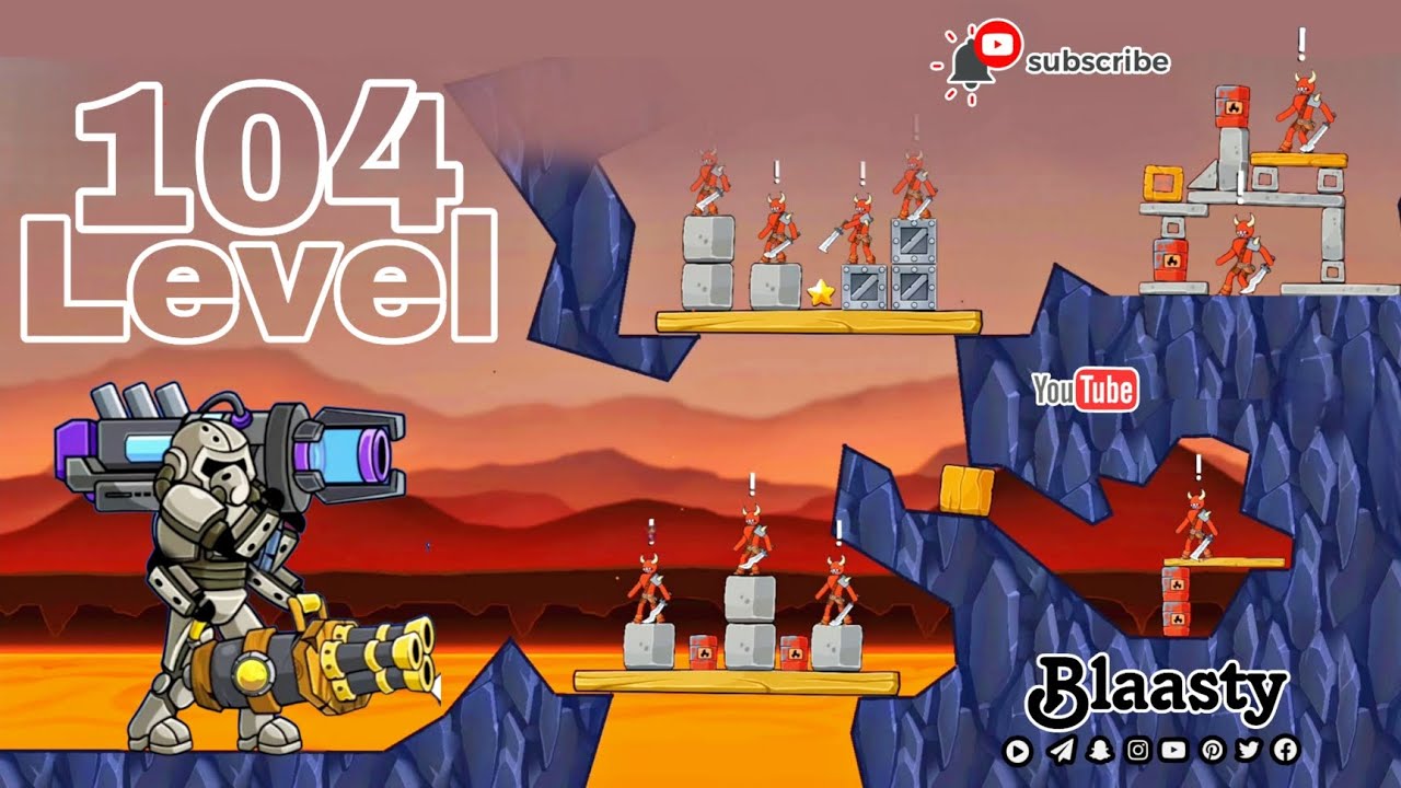 Boom Stick Game । Blaasti Level :-104/200 । how to complete level 104 ...