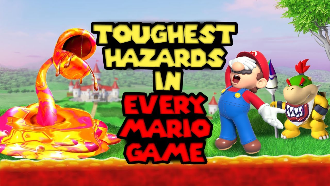 Toughest Hazards in Every Mario Game - YouTube