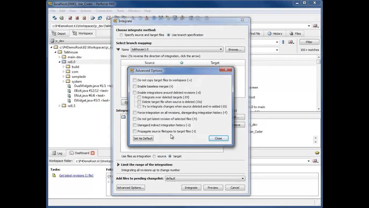 Branching en Perforce (ES) - YouTube