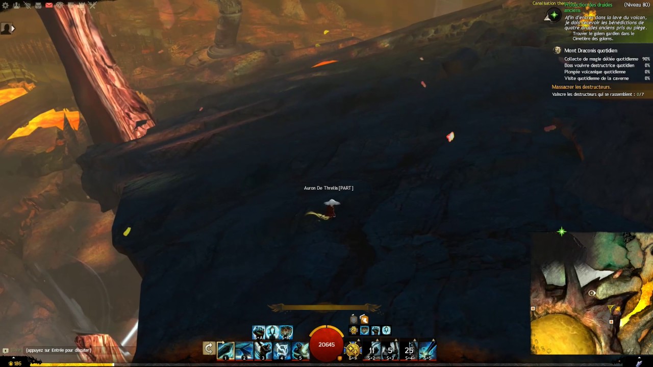 Guild Wars 2 - Mont Draconis - Eclaboussures Chaudes / Hot Splashes ...