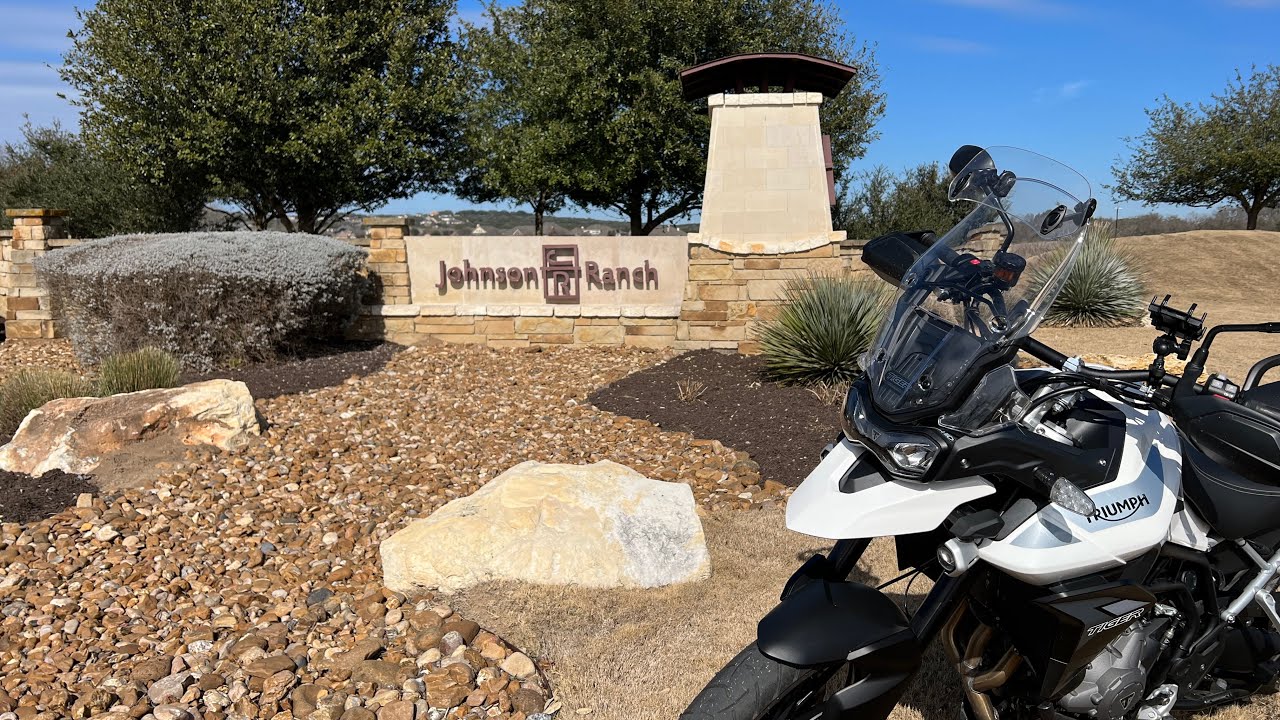 Motorcycle Tour of the Johnson Ranch Community in Bulverde Tx - YouTube