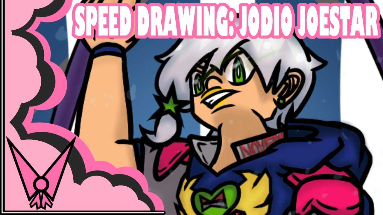 Drawing Jodio Joestar - Speed Drawing - YouTube