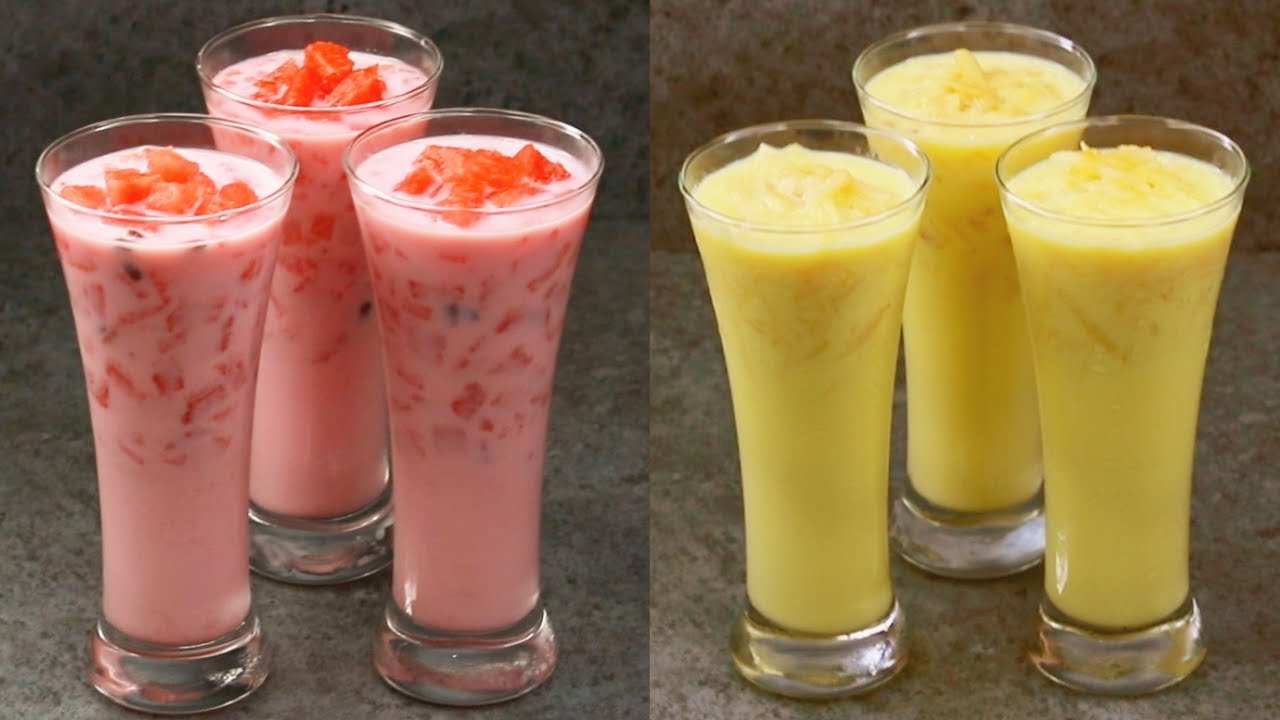 2 Types of Street Style Sharbat Recipe | 2 Most Popular Delhi Famous ...