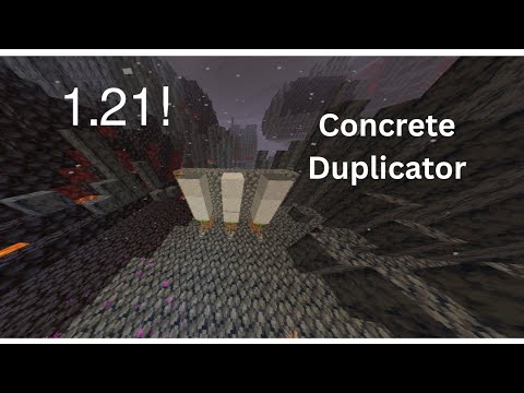 Minecraft EASY CONCRETE DUPLICATOR - YouTube