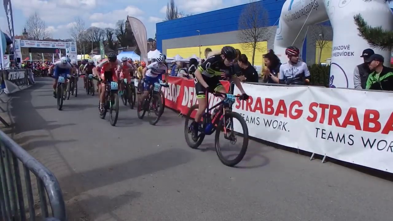 Český pohár MTB XCO - Kutná Hora 2019 - Majda Women Juniors - YouTube