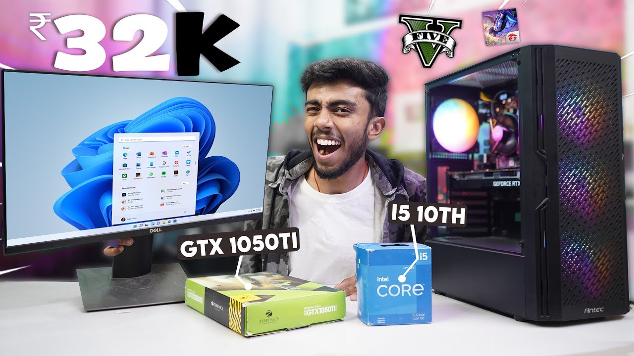 30,000rs Super Intel PC Build! 🤩 Hard Gaming & Editing live Test- Intel ...