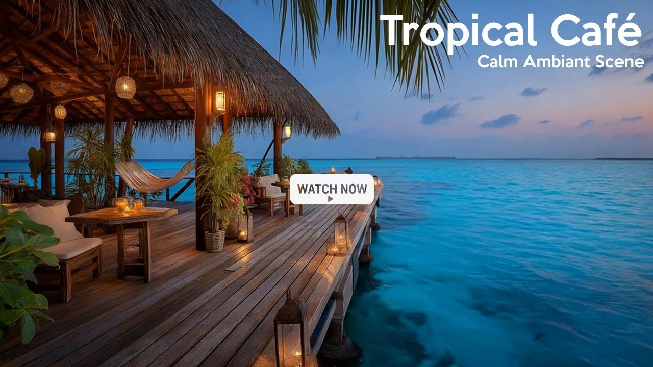 Calm Cafe Tropical Calm Music and Ambient Sounds for Studying ...