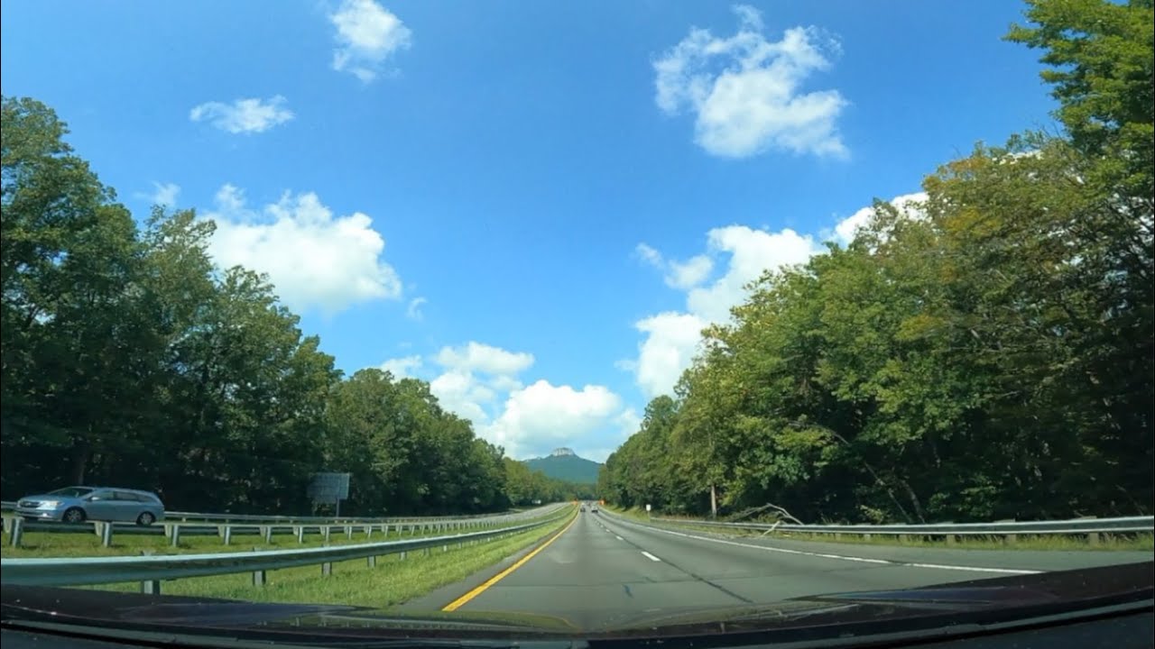 Scenic Drive North Carolina ★ Highway US 52 ★ 4K Relaxing Driving Video ...