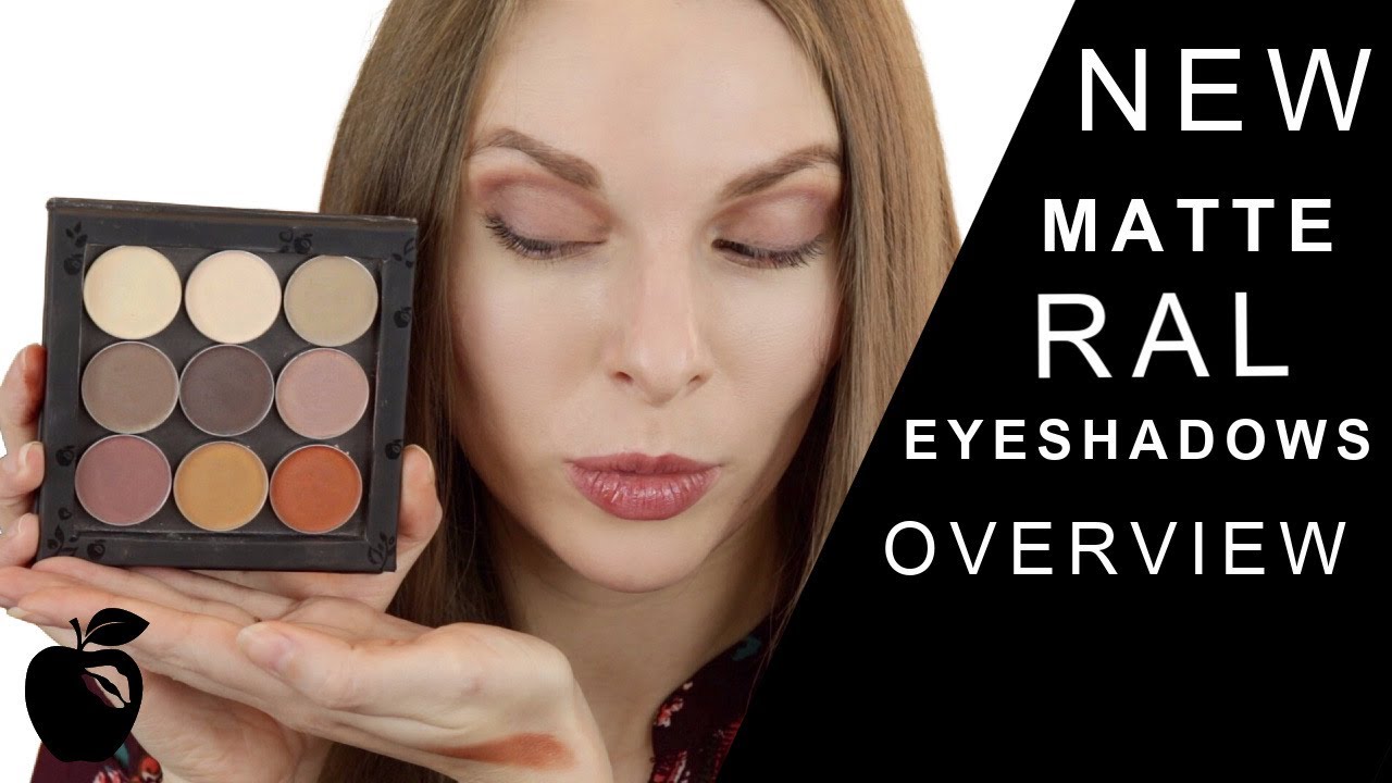 New Matte Eyeshadows By Red Apple Lipstick - YouTube