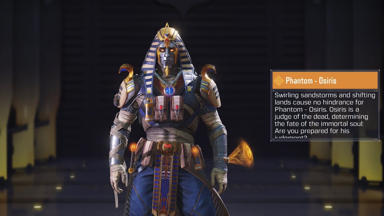 Legendary character Phantom Osiris Draw | STORM YT CODM - YouTube