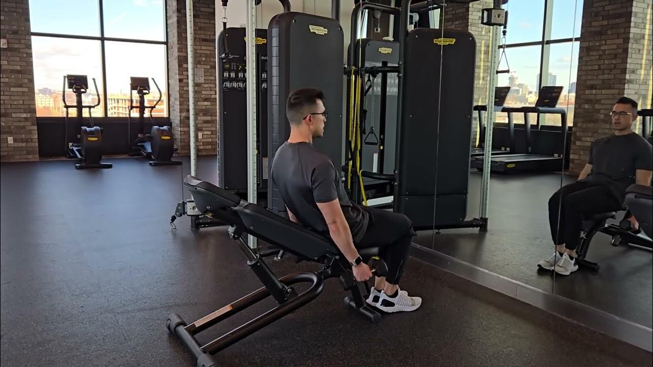 Incline DB Bicep Curls - YouTube
