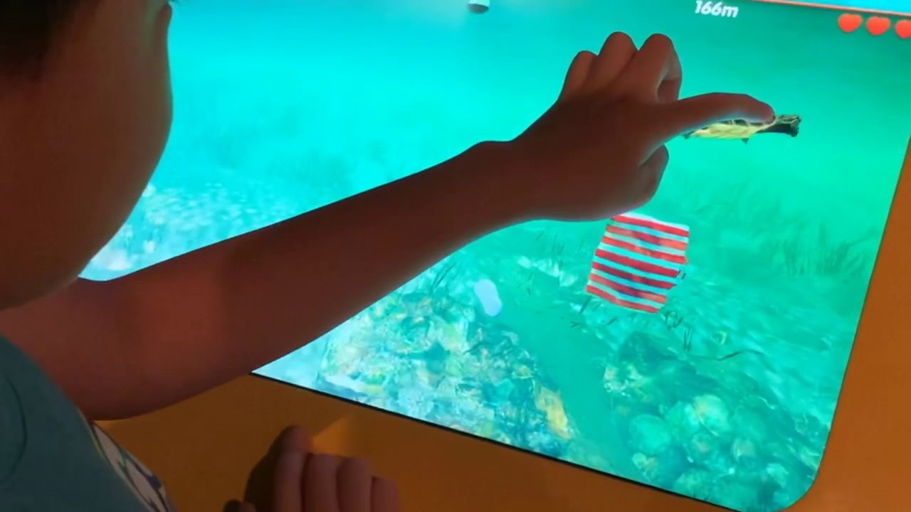 Interactive Game at Sea Life - YouTube