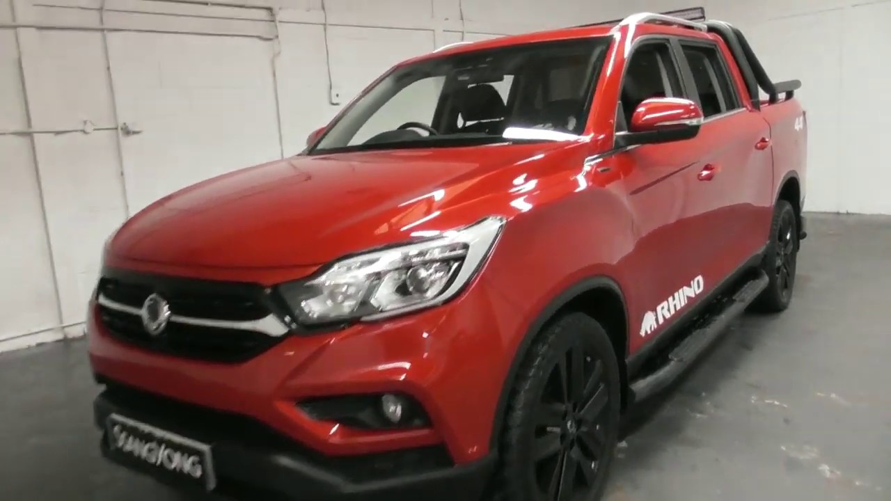 SsangYong MUSSO 2.2 RHINO 4X4 LIMITED EDITION finished in Indian Red ...