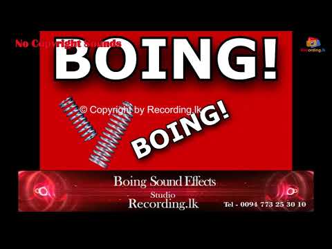 Boing Sound Effects No Copyright - YouTube