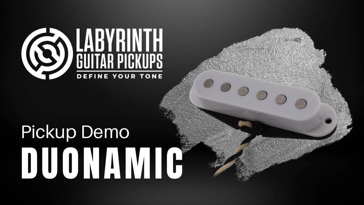 Duonamic Single Coil Set Pickup Demo - Labyrinth Guitar Pickups - YouTube