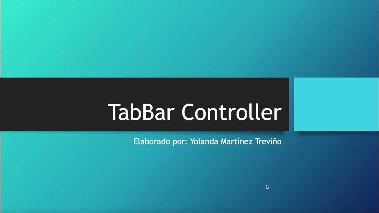 12. Cómo hacer un TabBar que incluye un Table View en iOS - YouTube