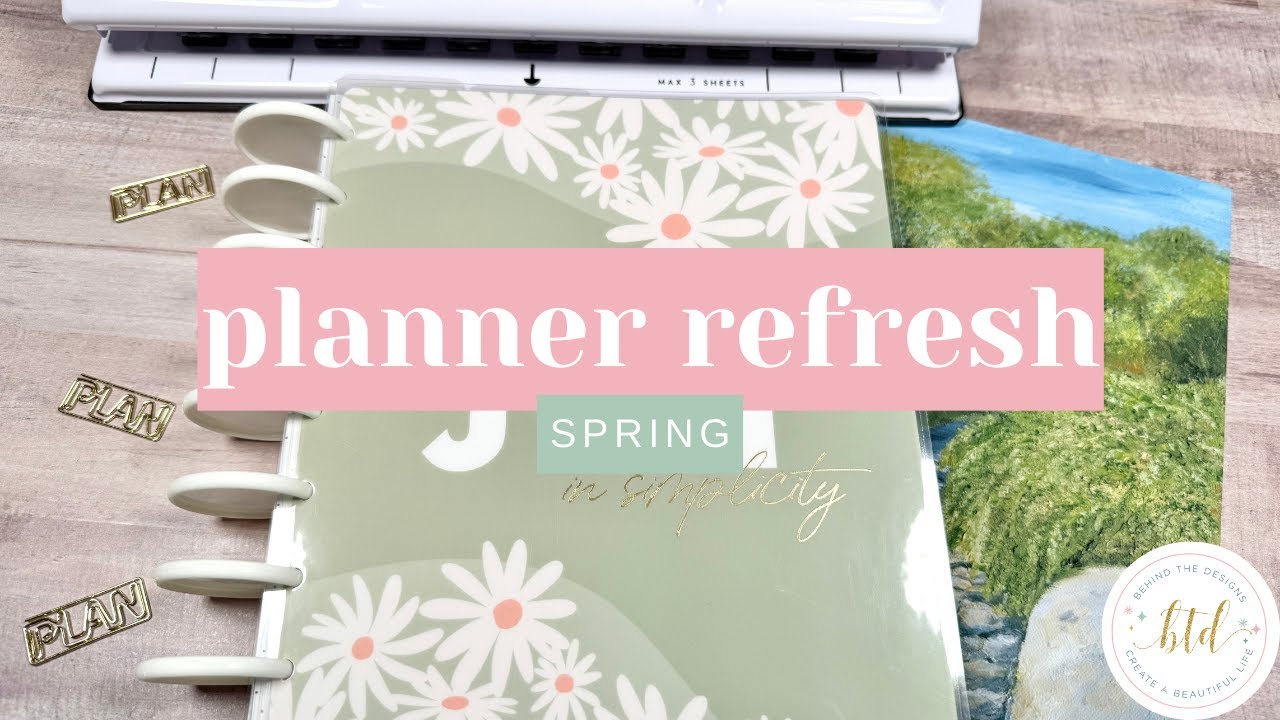 Spring Planner Refresh 2025 Discbound Classic Happy Planner Setup ...