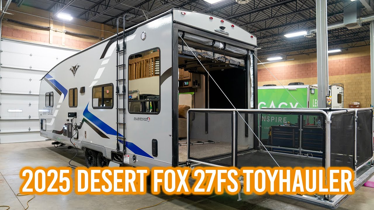 2025 Desert Fox 27FS Toy Hauler Walkthrough - YouTube