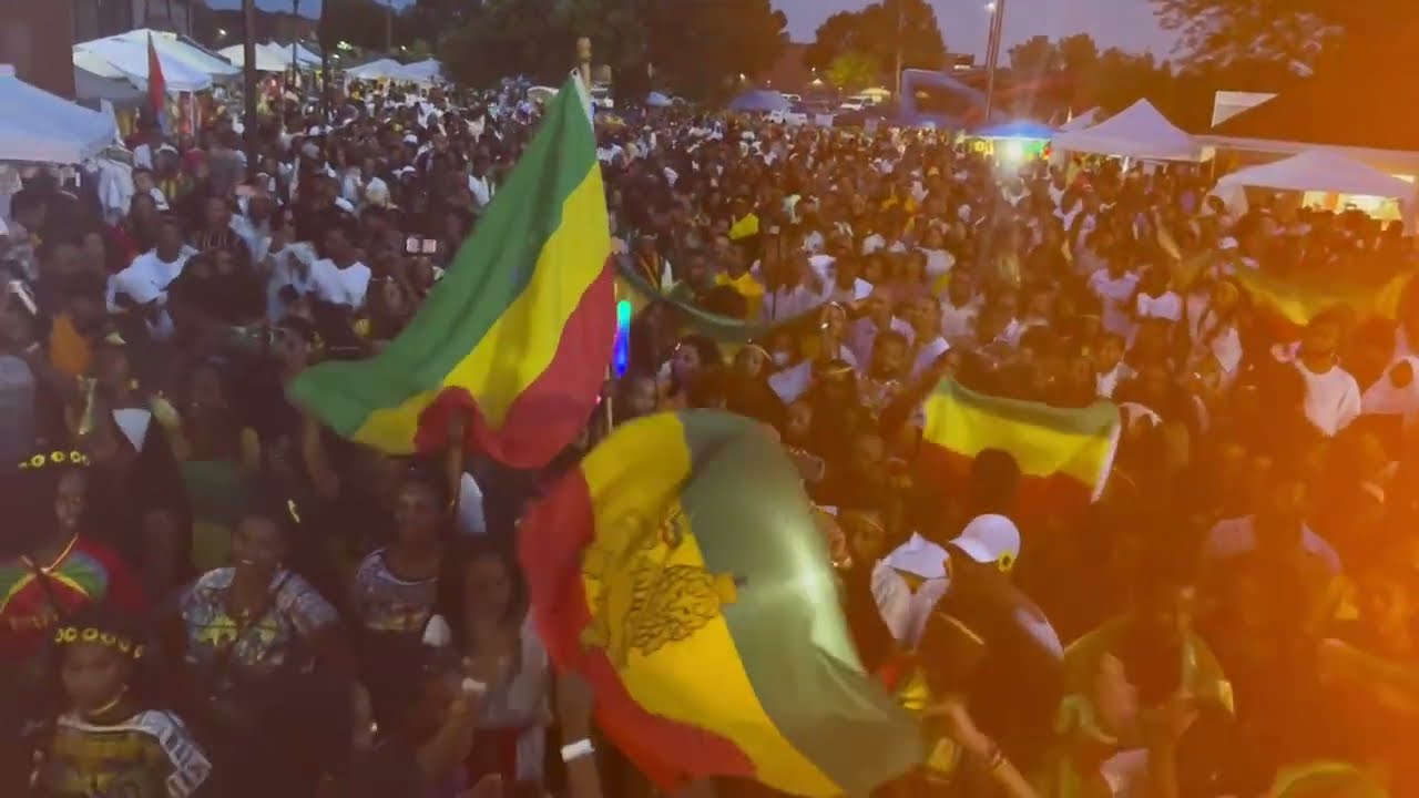 አምሳል ምትከ በአሜርካ አደባባይ ያቀረበችው ሙዝቃ | Amsal Mitike hot music performance at ...