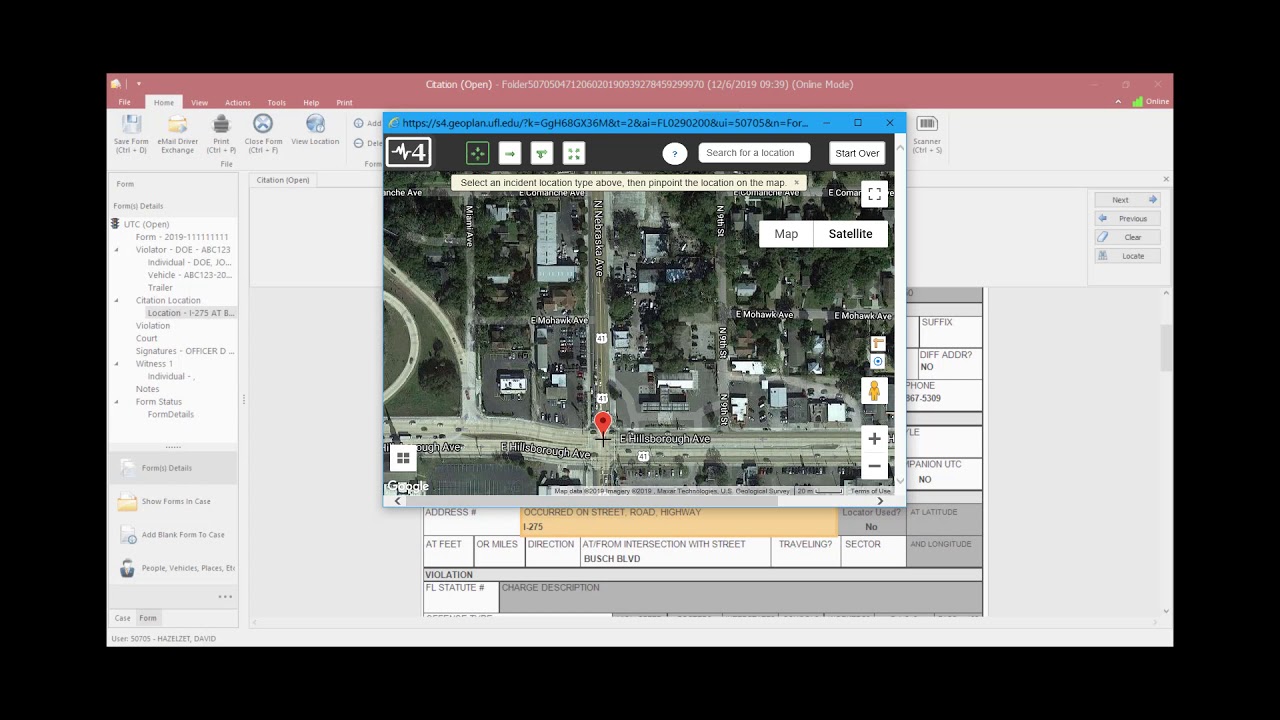 TraCS How To Use The GeoLocation Tool in UTC's - YouTube