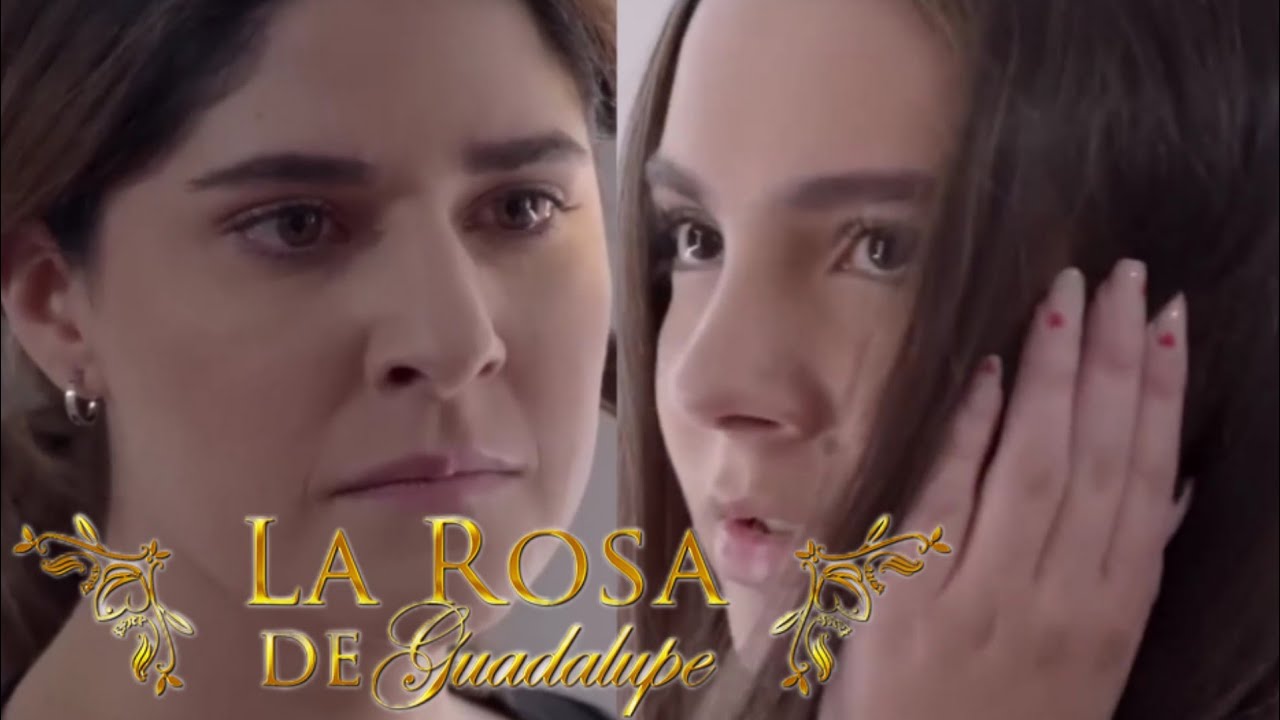 La rosa de Guadalupe - Nancy cachetea a Gloria - YouTube